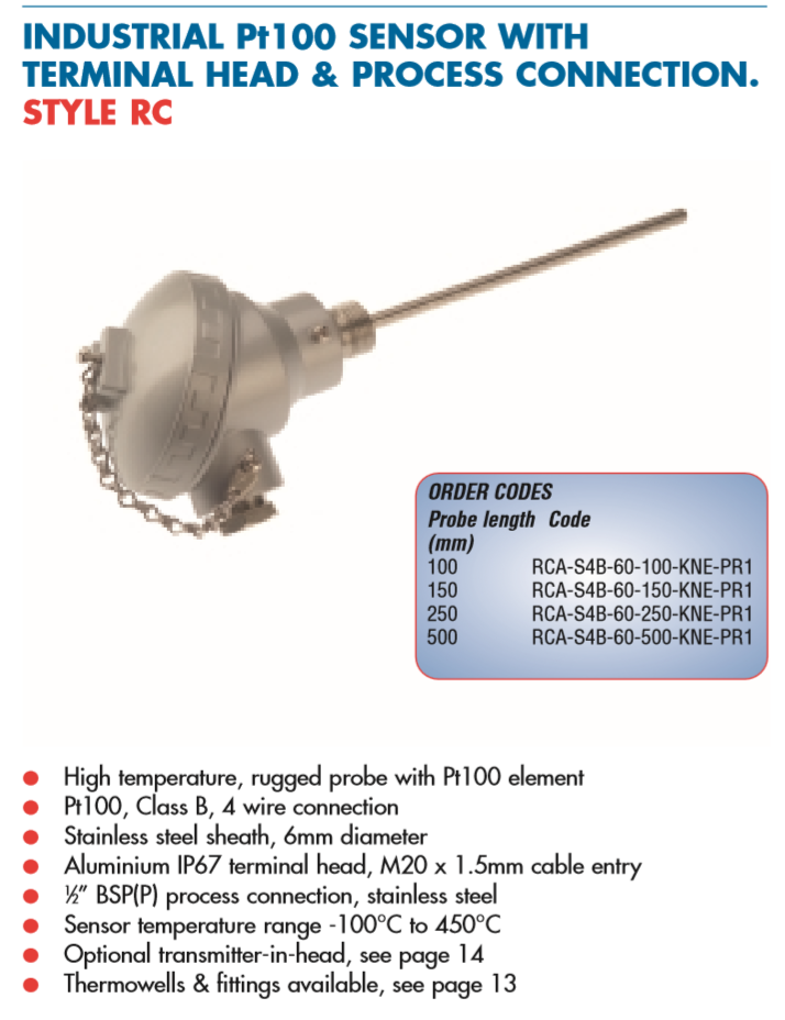 세인교정기기(주) - 제품소개 - 1. 온도 (접촉식) - ① 온도센서(열전대/RTD) Terminal Head ...