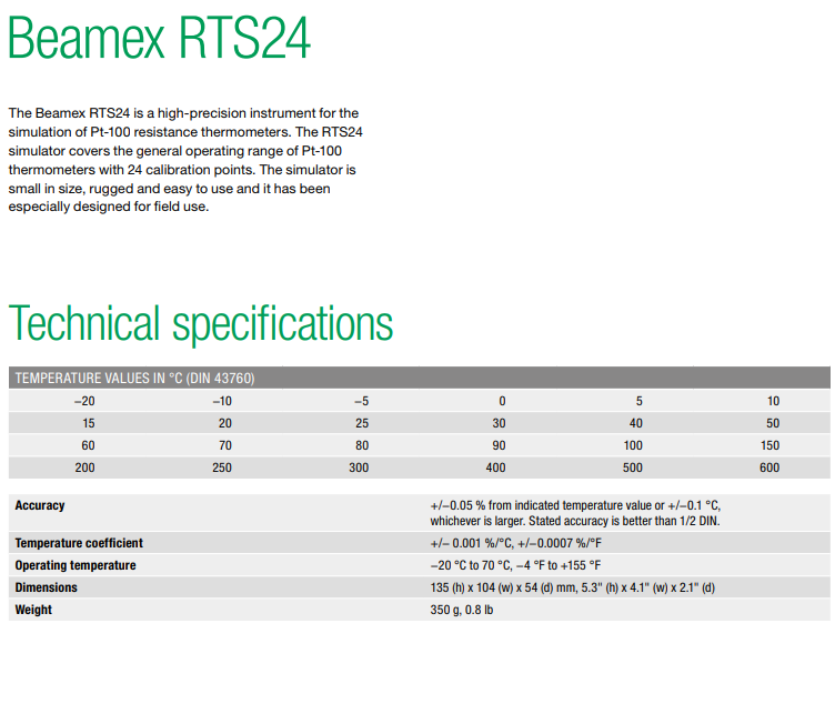 세인교정기기(주) - 제품소개 - 1. 온도 (접촉식) - ⑥ 다기능포터블교정기 RTD 온도계 교정기 / RTD ...