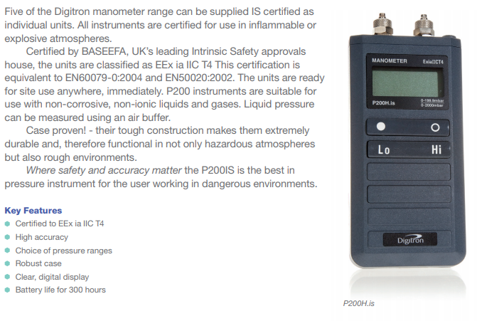 세인교정기기(주) - 제품소개 - 3. 압력측정교정기 - ③ 정밀디지털압력계/마노메타 휴대용 디지털 기압계 시리즈 (0-2bar ...