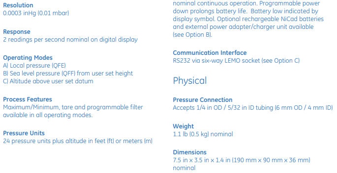 세인교정기기(주) - 제품소개 - 3. 압력측정교정기 - ③ 정밀디지털압력계/마노메타 Precision Pressure ...