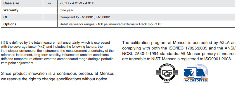 세인교정기기(주) - 제품소개 - 3. 압력측정교정기 - ⑦ 정밀기압계/데이터로거 정밀 기압측정기 (0.03%FS) CPG2400