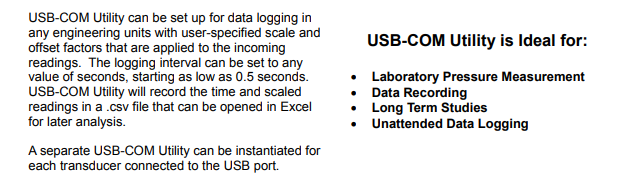 세인교정기기(주) - 제품소개 - 3. 압력측정교정기 - ⑦ 정밀기압계/데이터로거 USB-COM Data Logger USB-COM (Validyne)