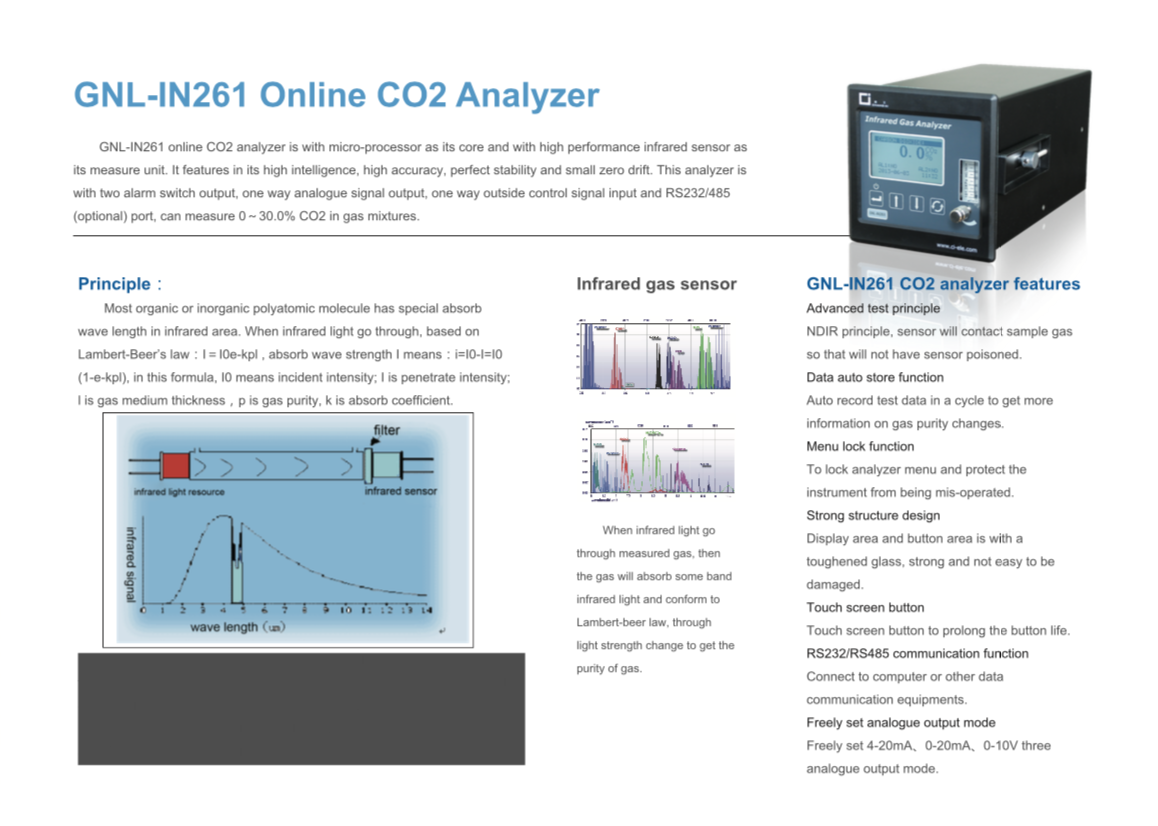 세인교정기기(주) - 제품소개 - 4. 노점,온습도,산소 - ⑨ CO/CO2센서/공기질측정기 CO2측정기 Percent CO2 ...