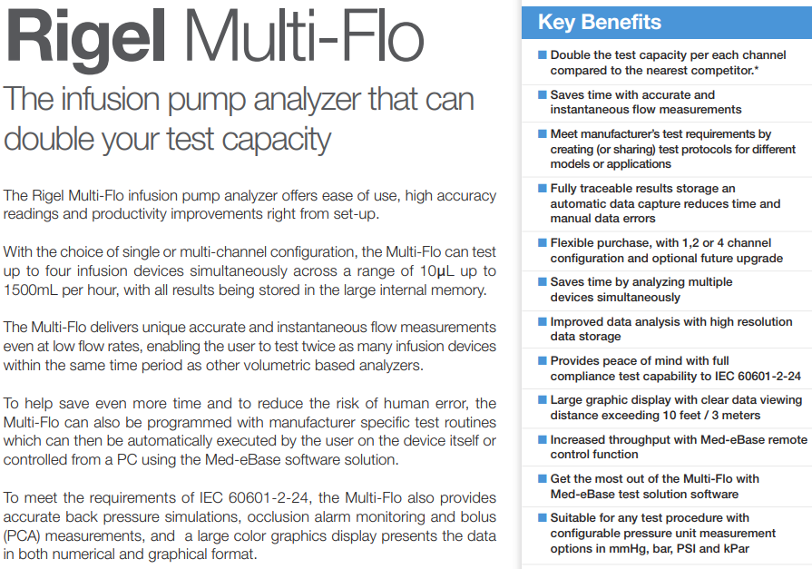 세인교정기기(주) - 제품소개 - 11. 전기(저항,안전,솔라) - ④ 전기안전규격시험기 의료장비 안전시험기 (Infusion ...