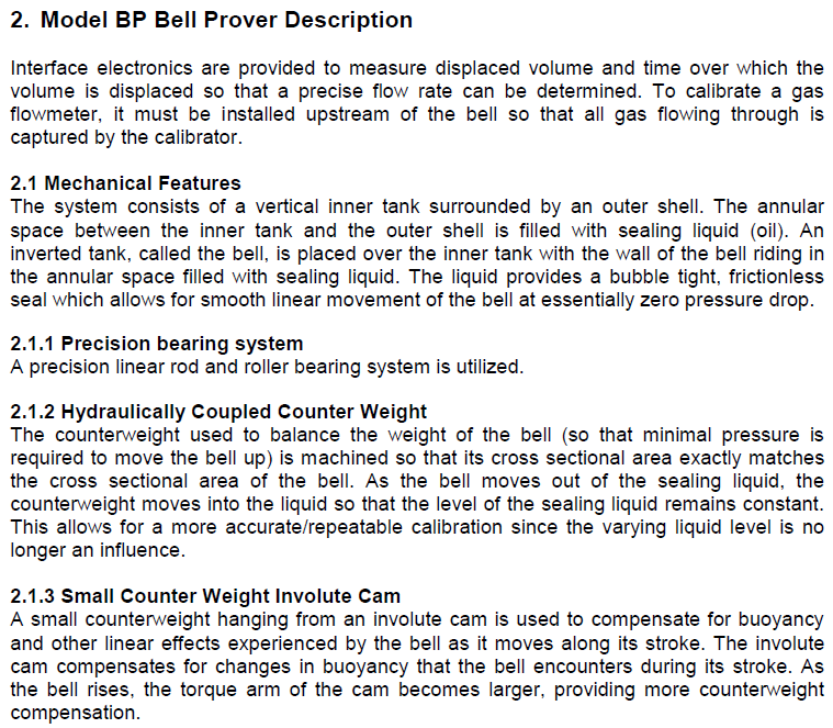 세인교정기기(주) - 제품소개 - 7. 열,유체,유속,유량 - ⑬ 유량교정장비 가스유량교정장비 Bell Prover Gas ...